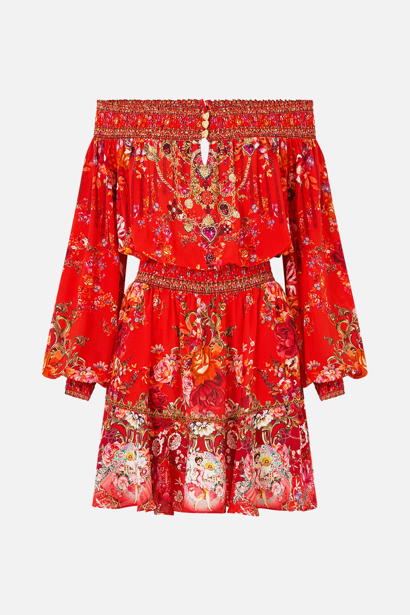 The OlÈ OlÈ Off Shoulder Short Dress | CAMILLA AU – CAMILLA