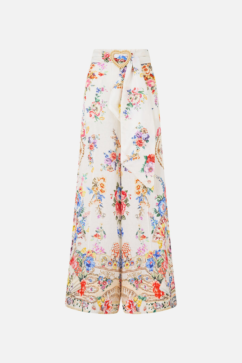 The I Left My Heart In Granada Scarf Belt Wide Leg Pant | CAMILLA AU ...