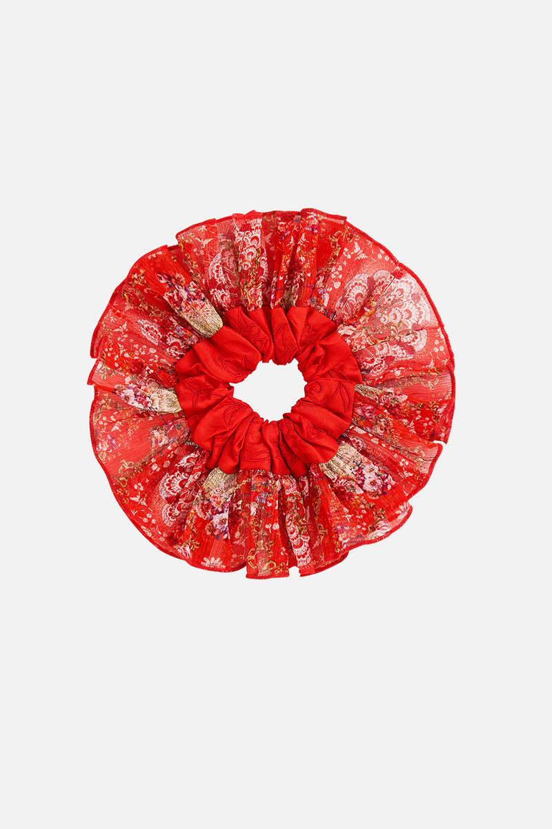 The OlÈ OlÈ Scrunchie With Frill Edge | CAMILLA AU – CAMILLA