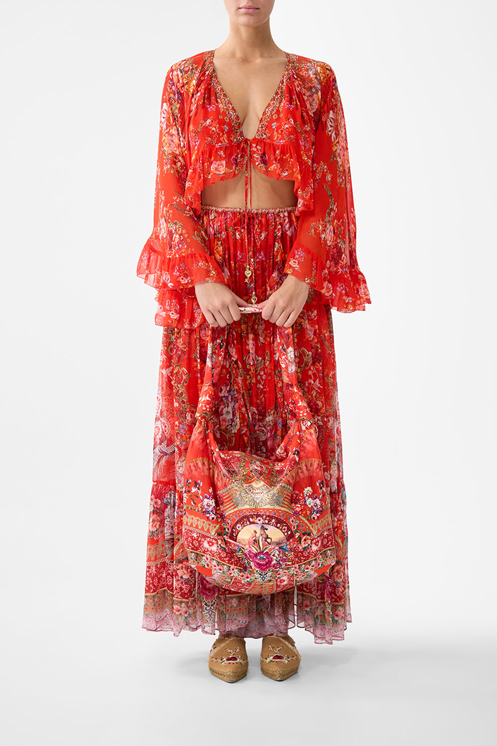 The OlÈ OlÈ Slouch Shoulder Bag With Knot Details | CAMILLA AU – CAMILLA