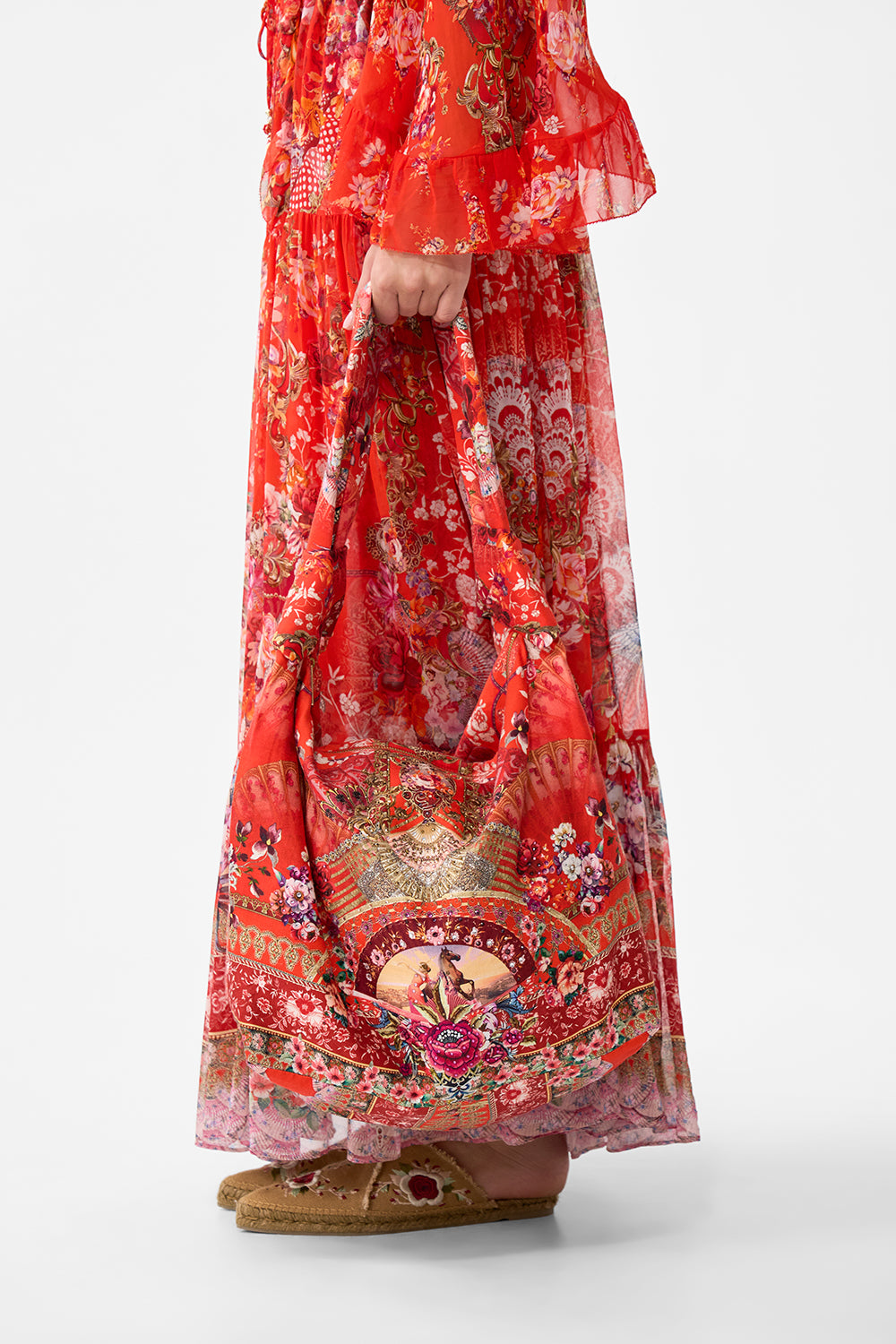 The OlÈ OlÈ Slouch Shoulder Bag With Knot Details | CAMILLA AU – CAMILLA