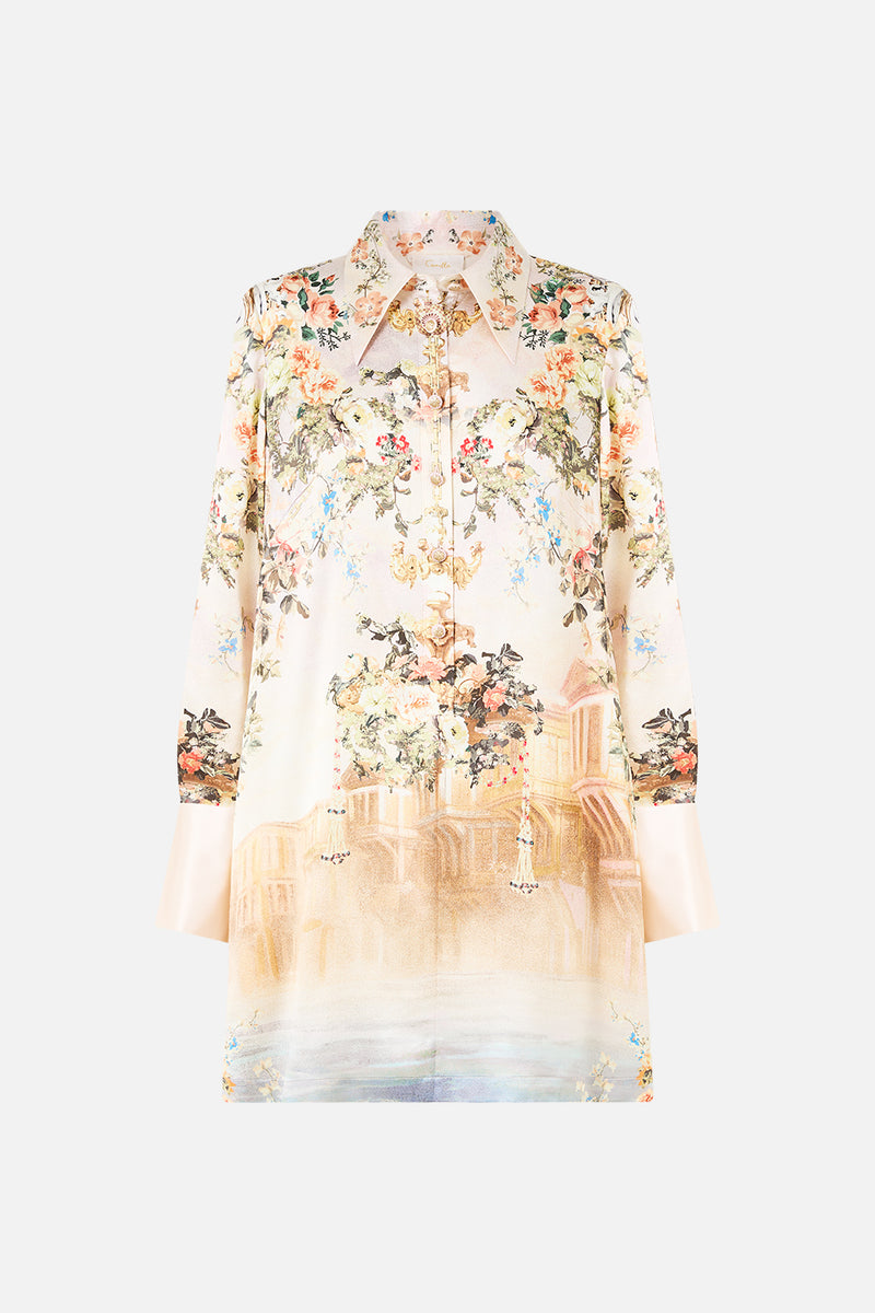 Twilight In Istanbul Mini Shirt Dress | CAMILLA AU – CAMILLA