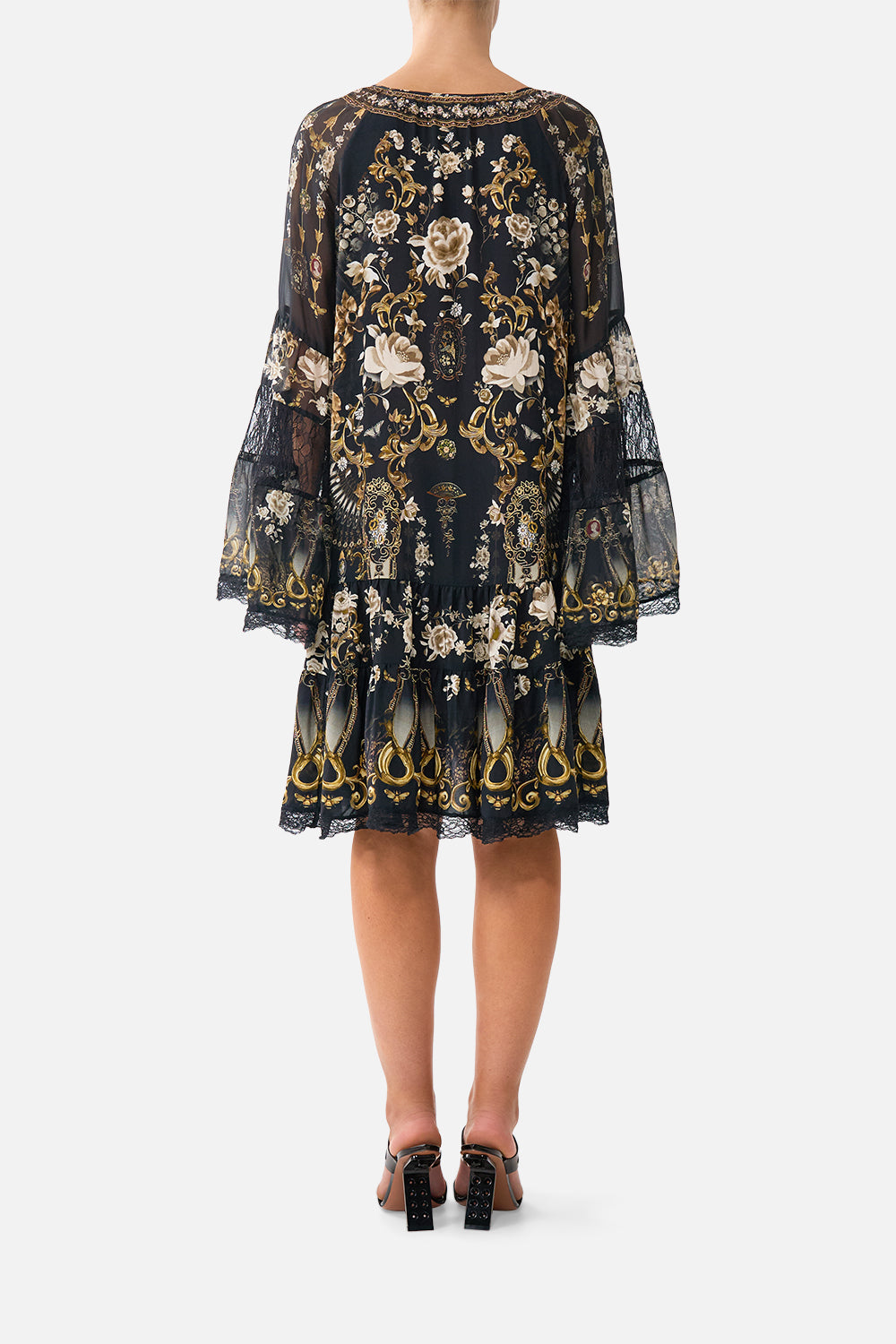 The Flamenco Folklore A-Line Gathered Panel Dress | CAMILLA AU – CAMILLA