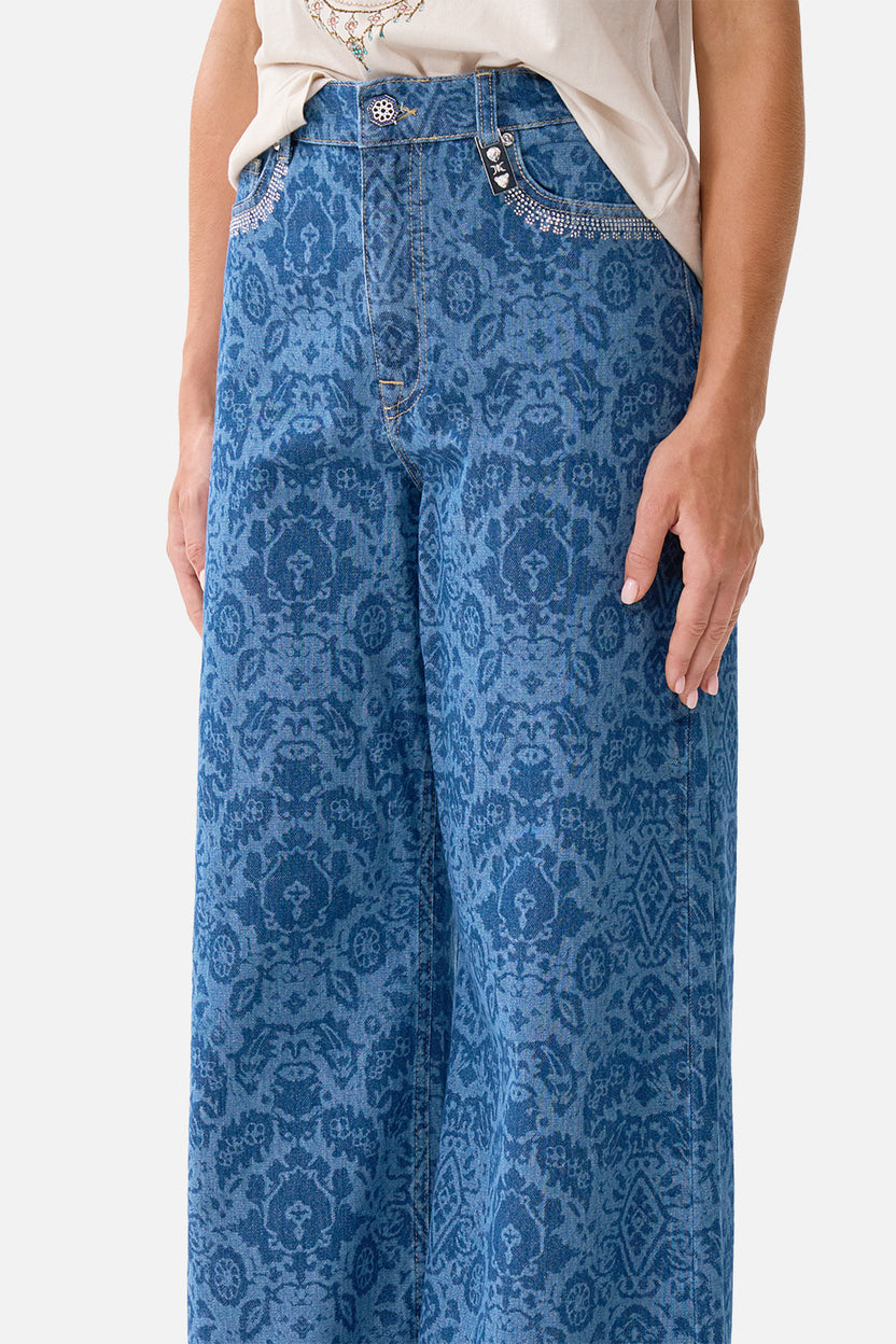The Denim Wide Leg Jean | CAMILLA AU – CAMILLA