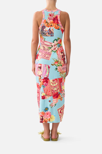 Papers And Curious Capers Jersey Tank Dress | CAMILLA AU – CAMILLA