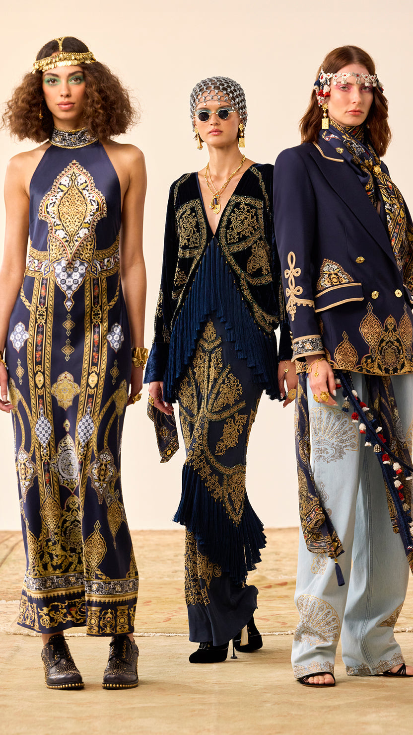 The Imperial Gate Double Breasted Suit Jacket | CAMILLA AU – CAMILLA