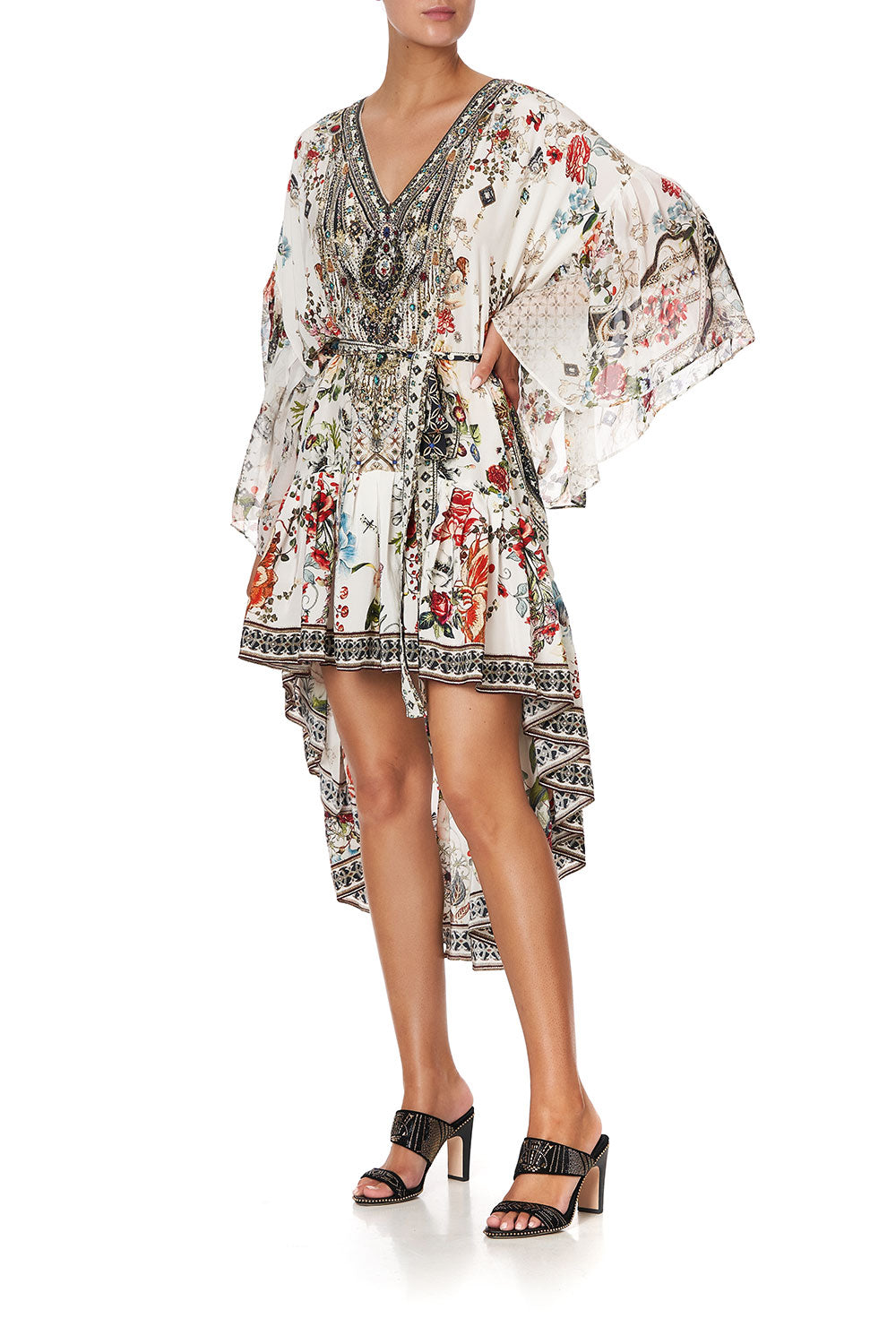 High Low Ruffle Dress, Shakespeares Garden | CAMILLA AU – CAMILLA