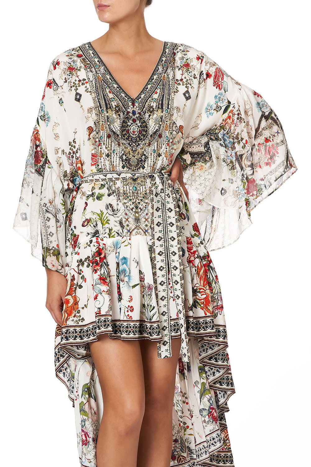 High Low Ruffle Dress, Shakespeares Garden | CAMILLA AU – CAMILLA