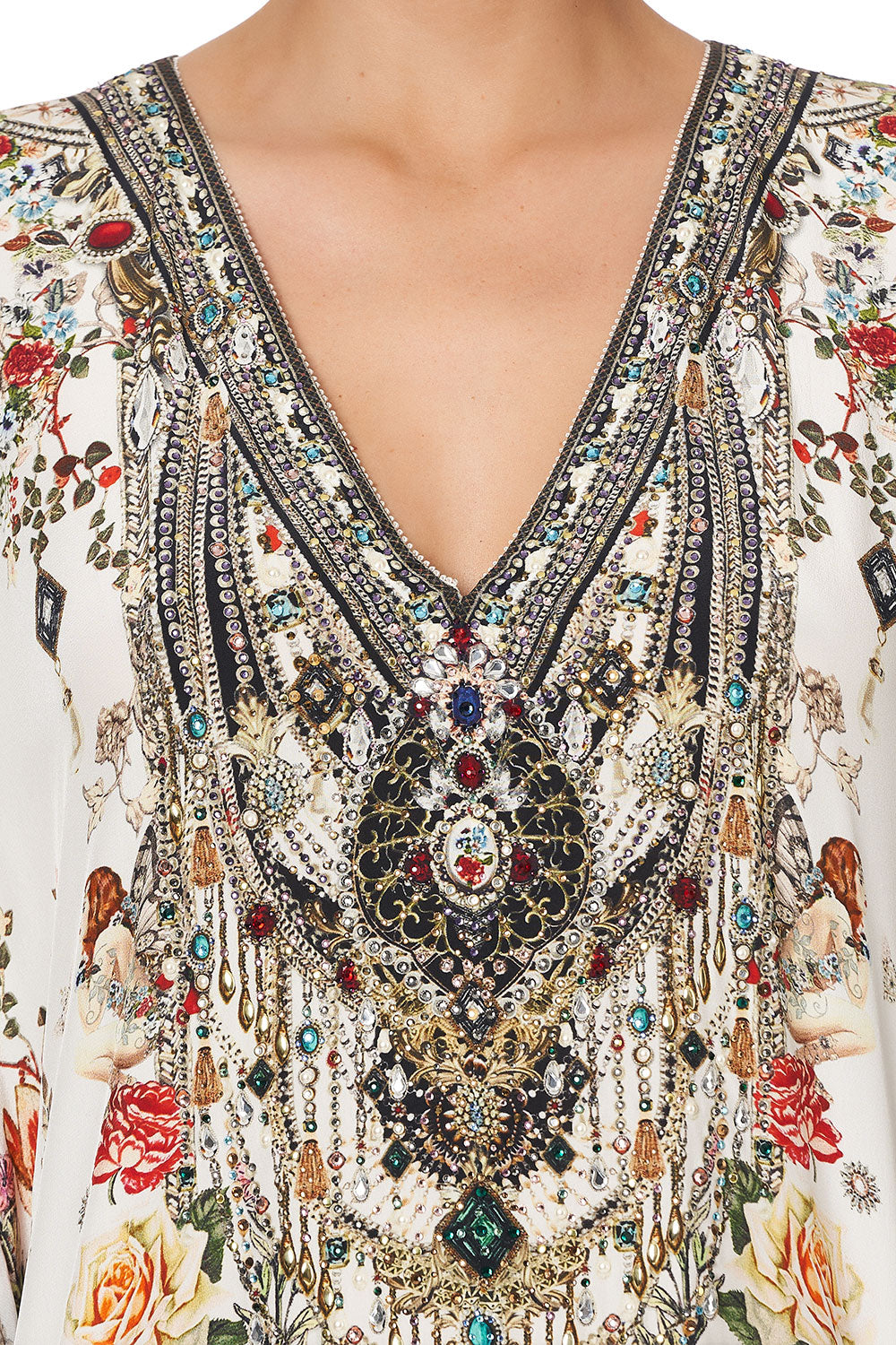 High Low Ruffle Dress, Shakespeares Garden | CAMILLA AU – CAMILLA