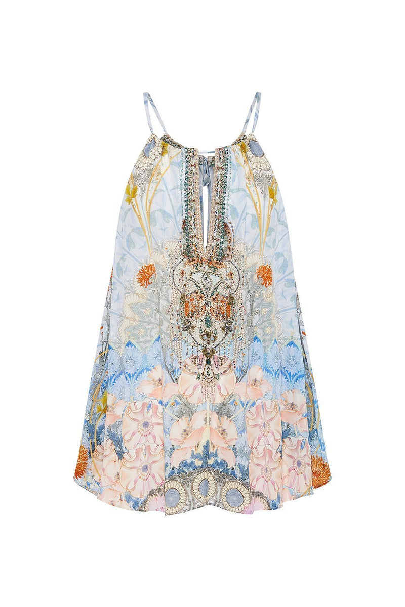 Flared Cami W Neck Tie, Morris Muse | CAMILLA AU – CAMILLA