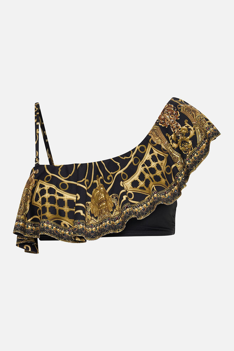 One Shoulder Frill Bra, Shadows Of Armada | CAMILLA AU – CAMILLA