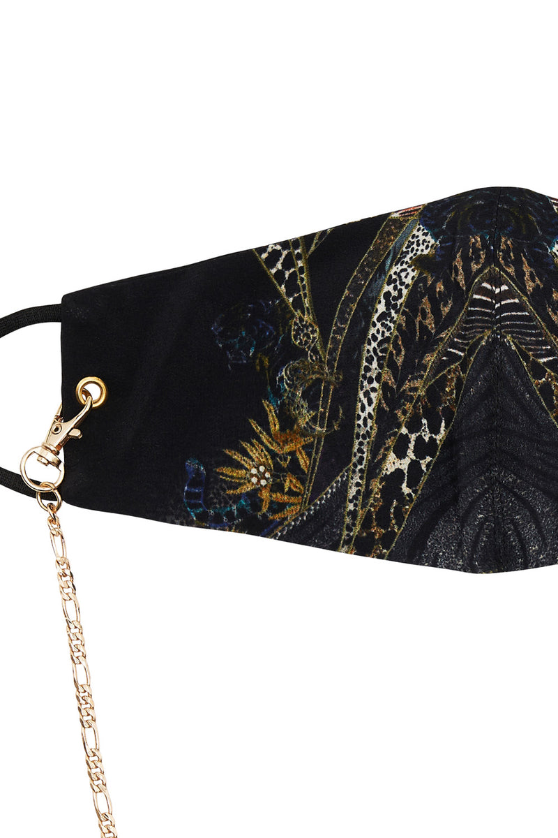 Face Mask Cover With Chain, Lady Stardust | CAMILLA AU – CAMILLA