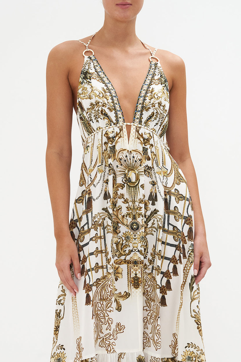 Tiered Dress With Hardware, Road To Richesse | CAMILLA AU – CAMILLA