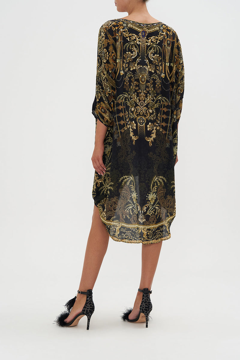 Scoop Back Hem Dress, The Night Is Noir | CAMILLA AU – CAMILLA