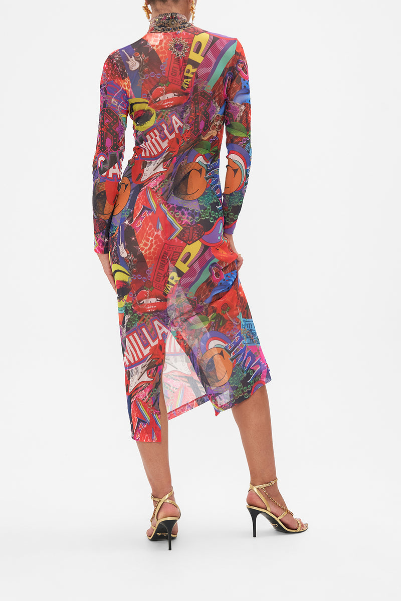 Turtleneck Jersey Dress, Radical Rebirth | CAMILLA AU – CAMILLA
