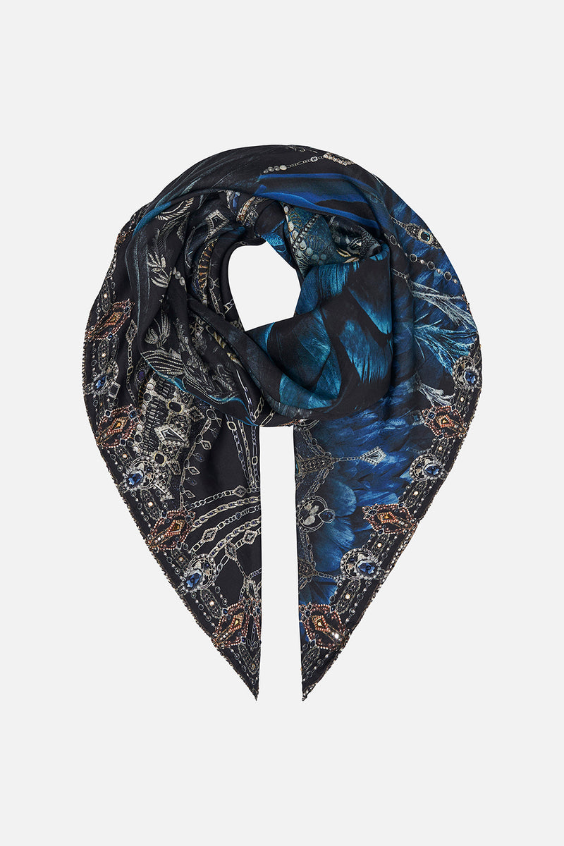 Large Square Scarf, Ground Control | CAMILLA AU – CAMILLA