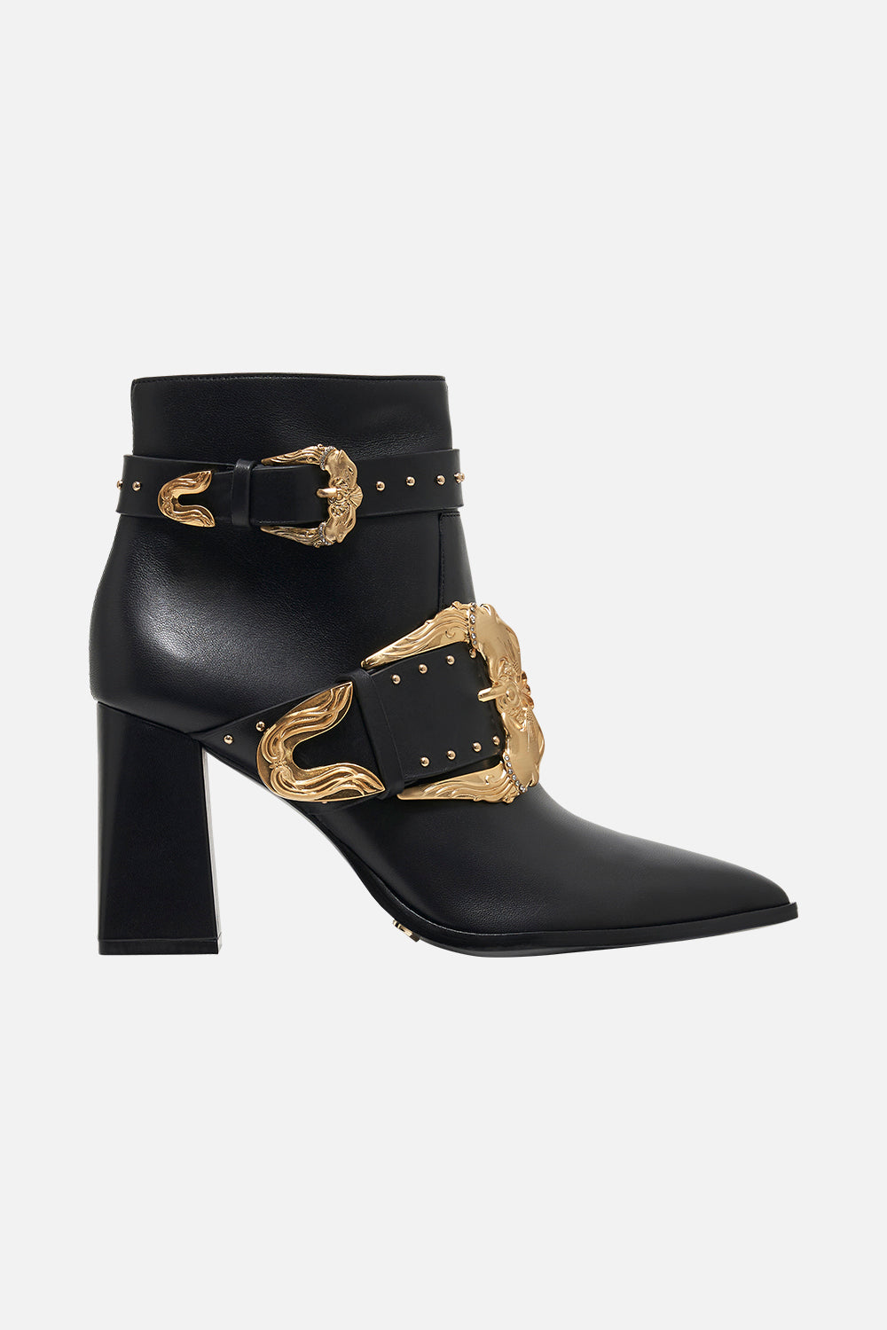 Sienna Block Heel Boot, Solid Black | CAMILLA AU – CAMILLA