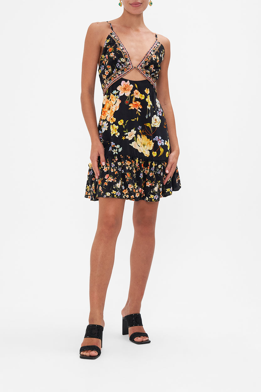 Mini Dress With Cut Out, Secret History | CAMILLA AU – CAMILLA