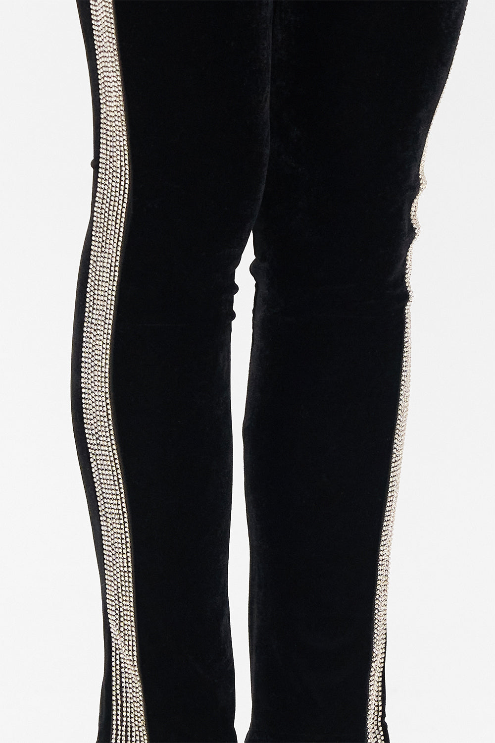 Velvet Pant With Ankle Zip, Curtain Call Chaos | CAMILLA AU – CAMILLA