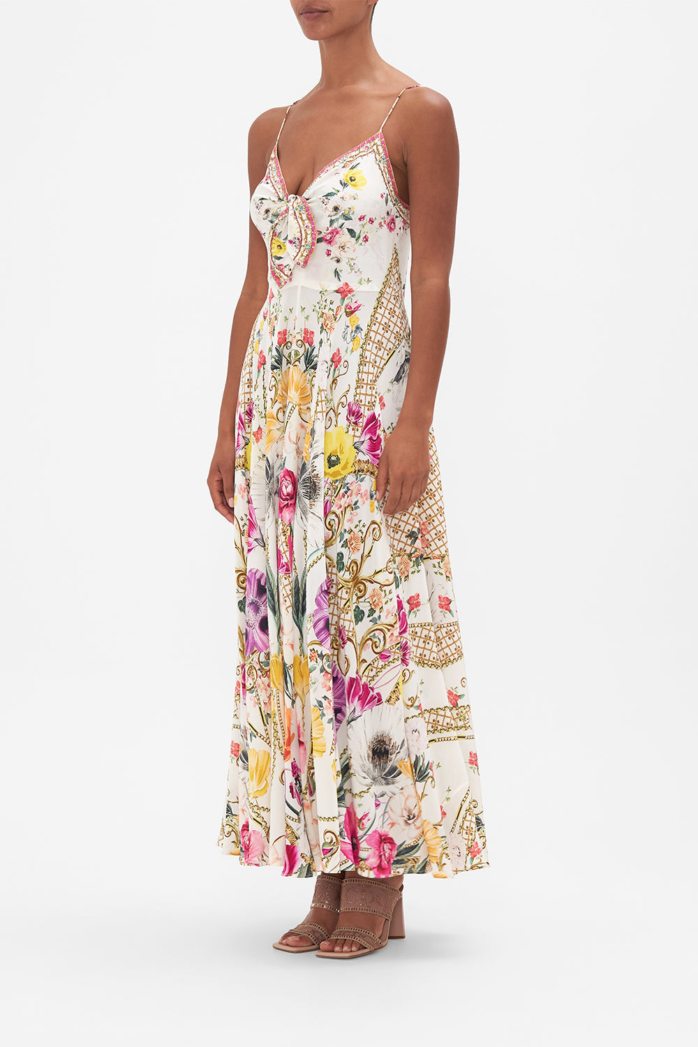 Long Dress With Tie Front, Destiny Calling | CAMILLA AU – CAMILLA