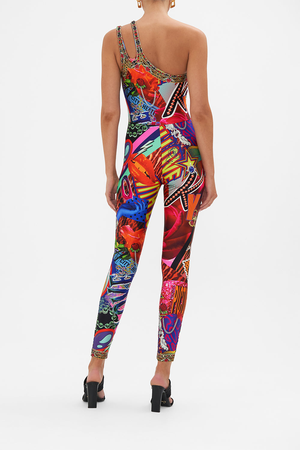One Shoulder Cutout Catsuit, Radical Rebirth | CAMILLA AU – CAMILLA