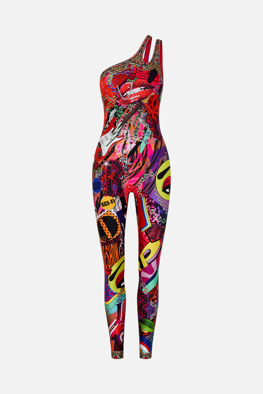One Shoulder Cutout Catsuit, Radical Rebirth | CAMILLA AU – CAMILLA