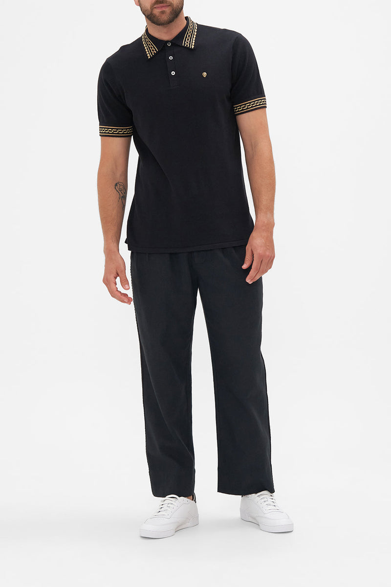 Relaxed Polo Shirt, Tether Me Not | CAMILLA AU – CAMILLA