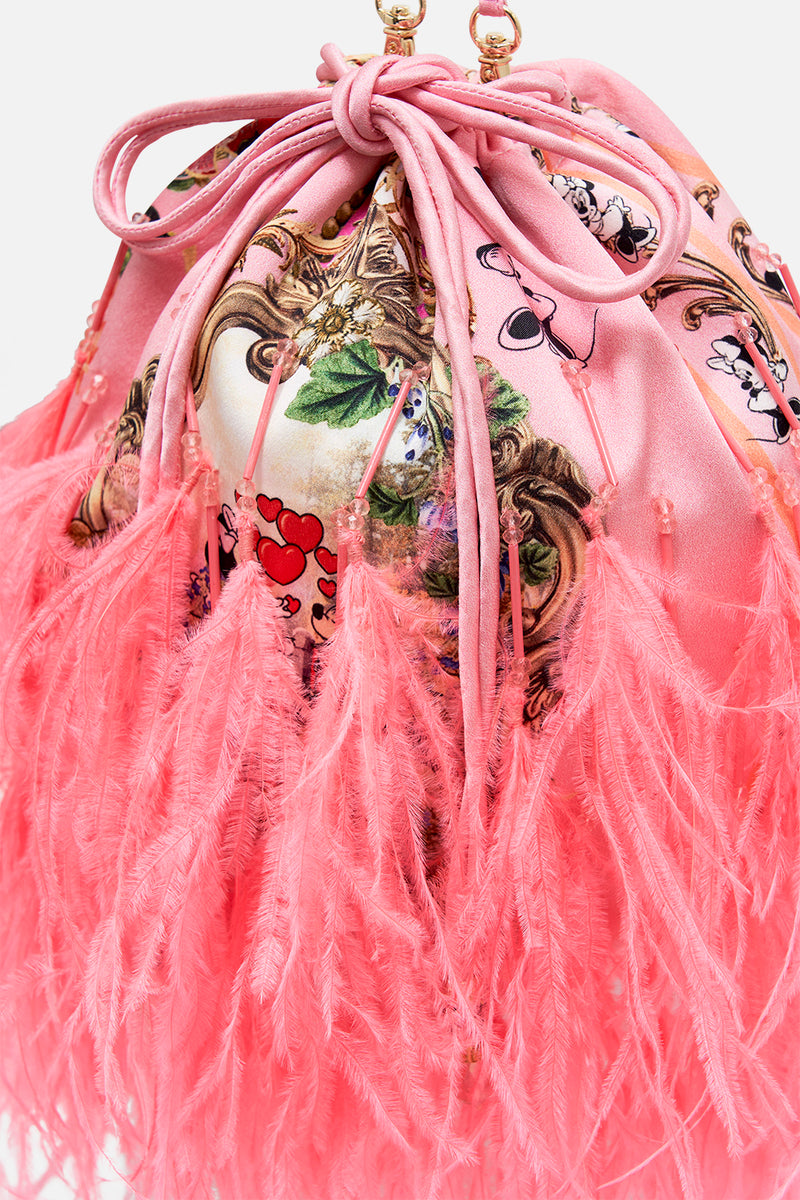 Round Drawstring Pouch, Minnie Mouse Magic | CAMILLA AU – CAMILLA