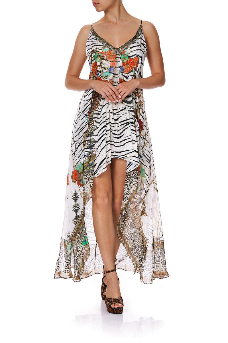 Flared Mini With Sheer Overlay | CAMILLA AU – CAMILLA