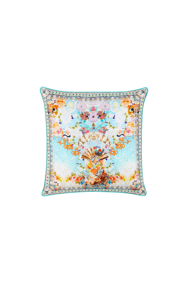 Small Square Cushion, Retro'S Rainbow | CAMILLA AU – CAMILLA